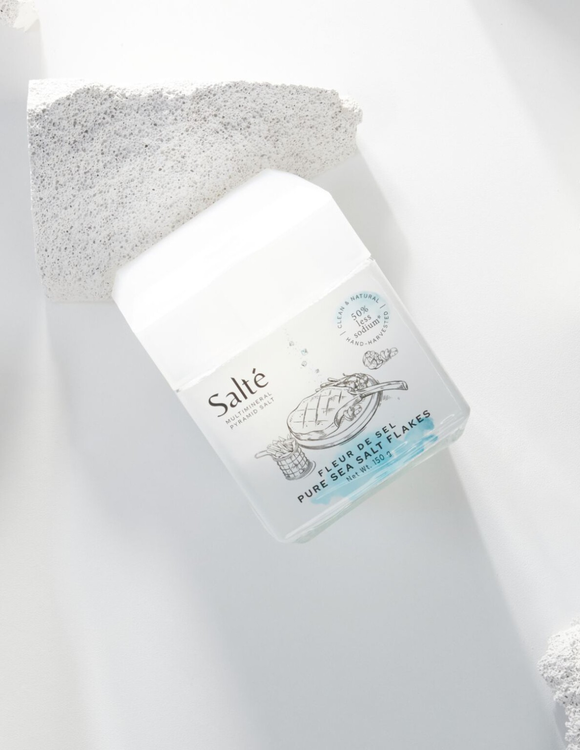 Premium Pyramid PURE Sea Salt FLAKES - Salte